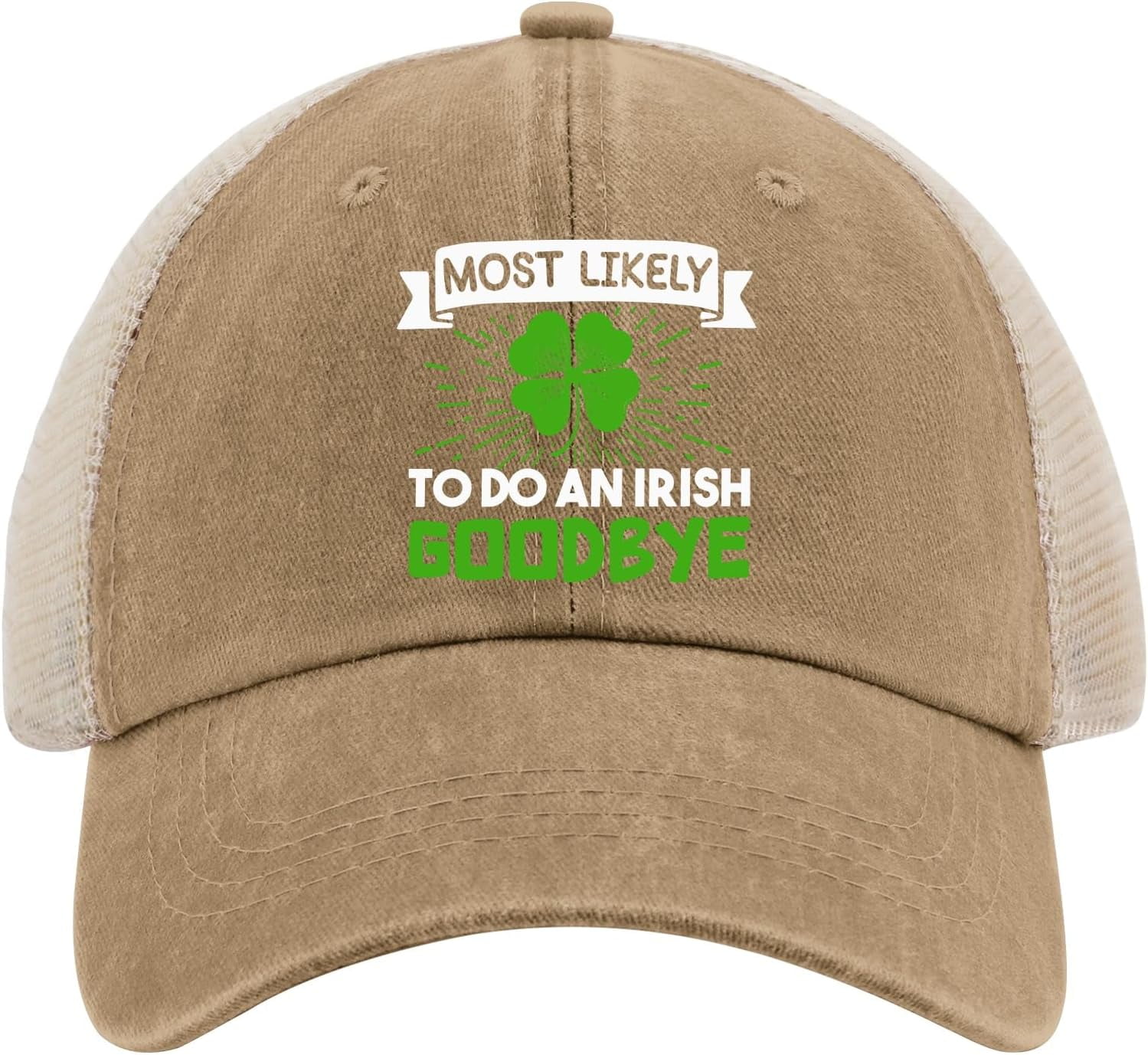 Most Likely to Do an Irish Goodbye Hat Custom Hats for Men AllBlack Men ...