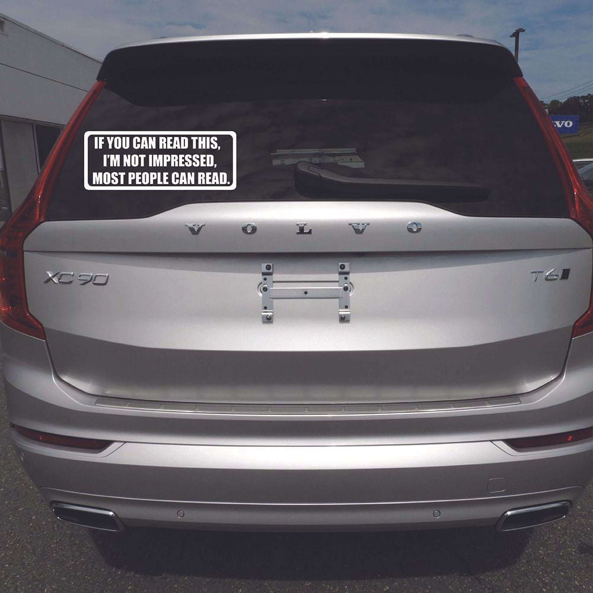 Most People Can Read Funny Quote Sticker Art Decor Car Decals for Girls ...