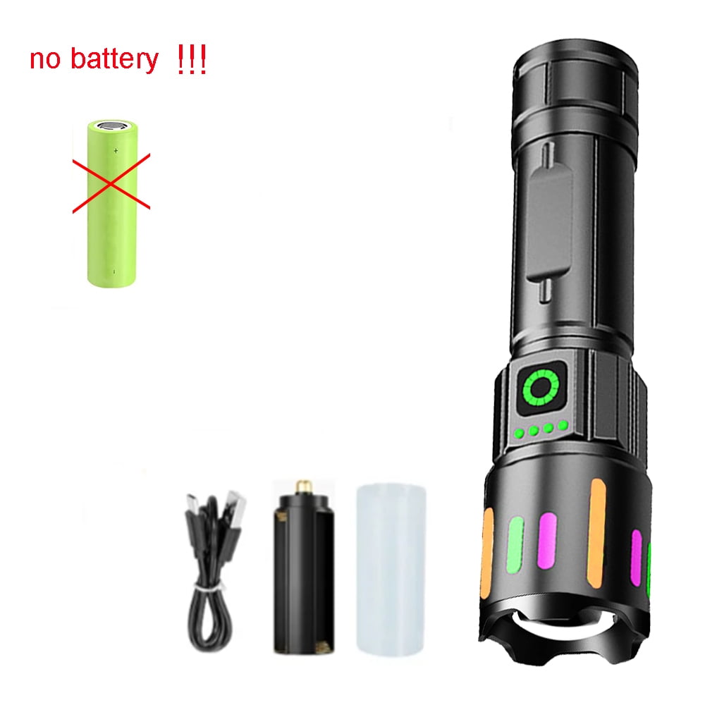 Most Powerful LED Flashlight Rechargeable GT10 LED Flashlights High ...