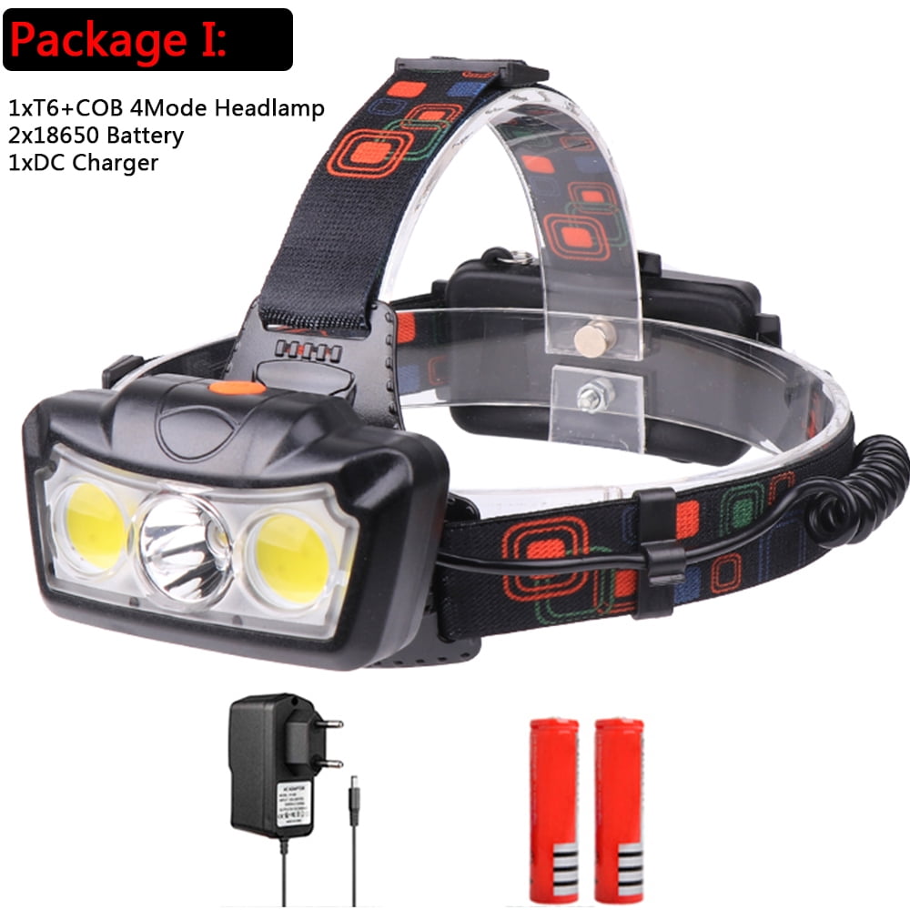 Most Powerful Led Headlamp Cob+ Waterproof Led Headlamp Dc Usb ...