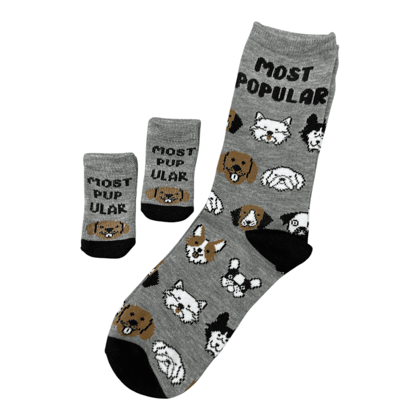 Most Pup-ular Matching Socks – Fun Gift Set for Dog Lovers - Walmart.com