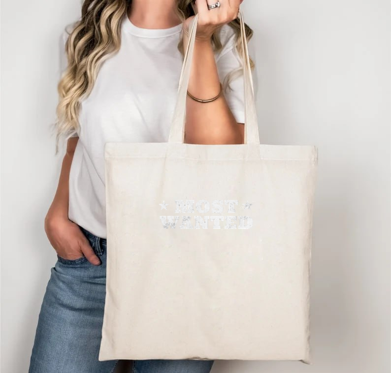 Most wanted cowboy Tote bags western outlaw rodeo wanted poster ...