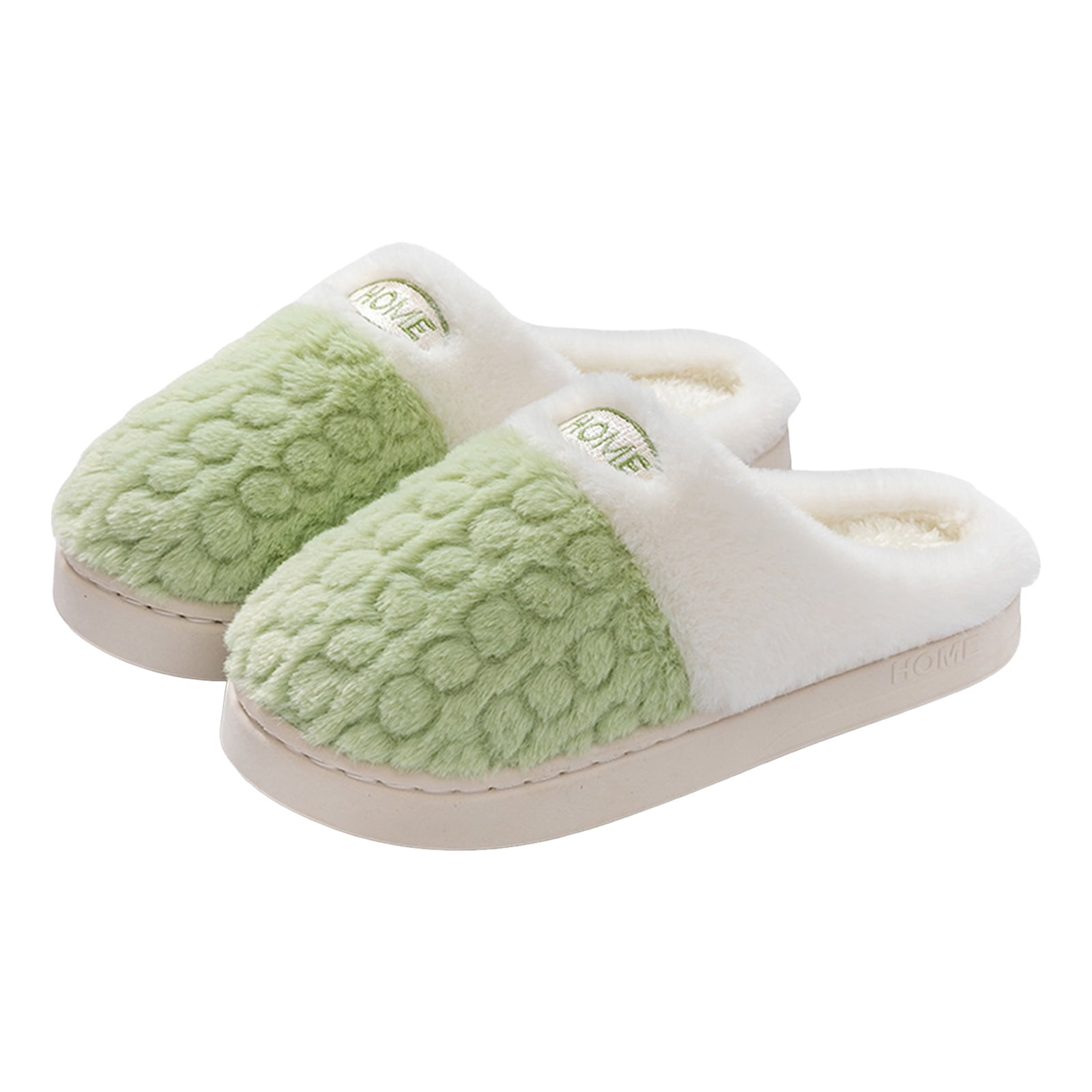Mostsola House Slippers for Women Cozy Memory Foam Warm Plush Furry ...