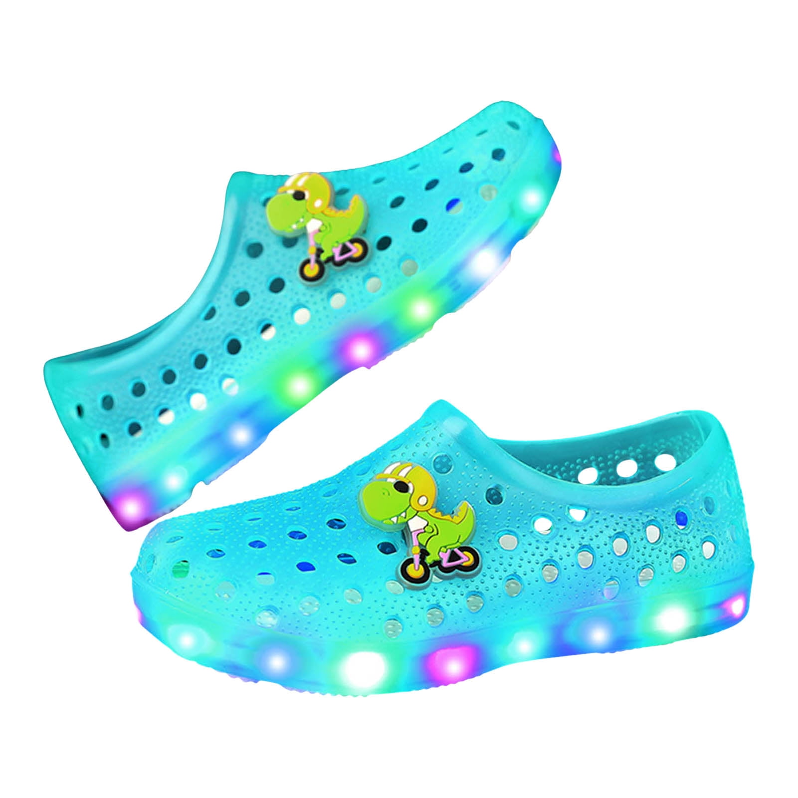 Mostsola Kids Toddler Water Shoes Boys Girls Light up Cartoon Flat ...