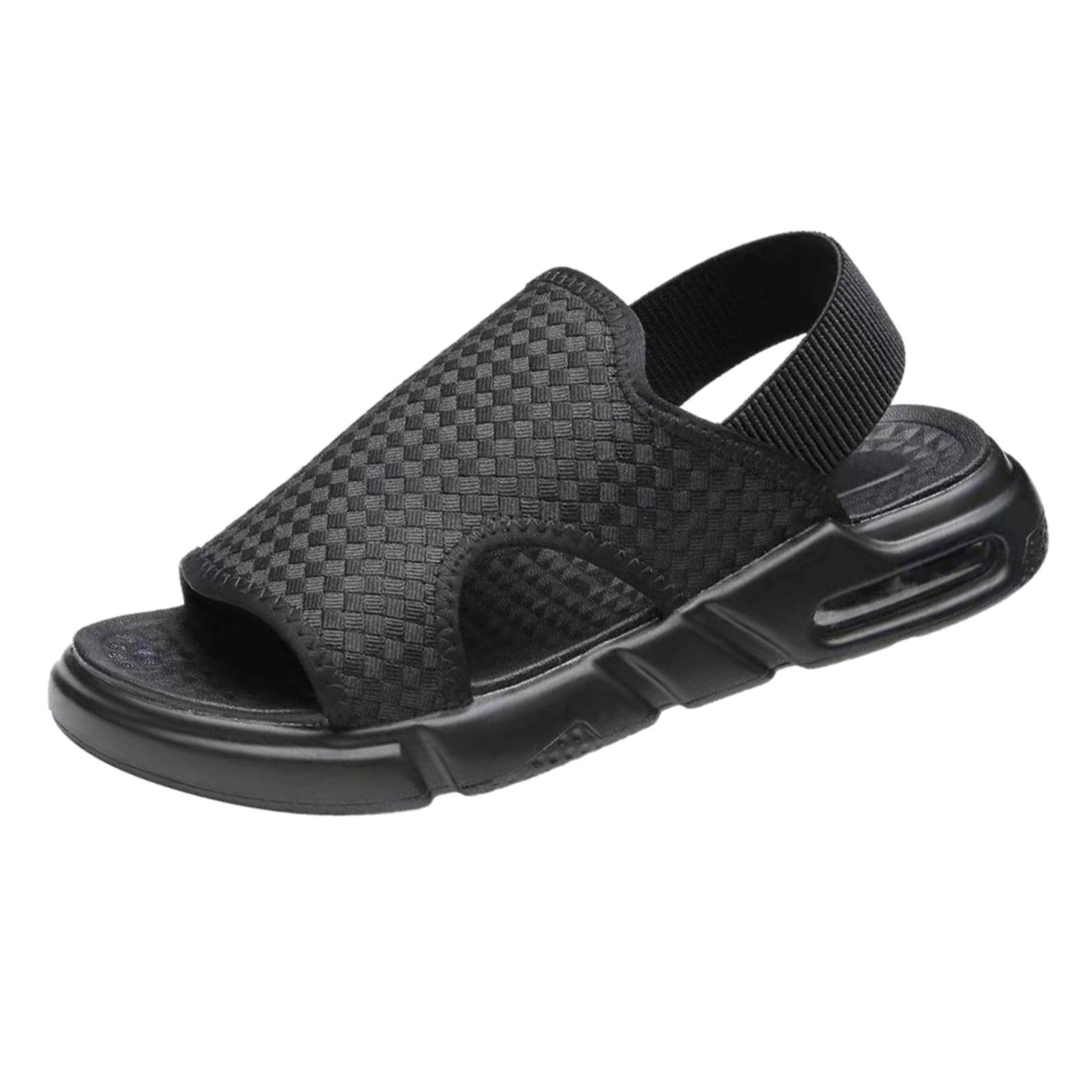 Mostsola Men's Outdoor Open Toe Sandals Elastic Strap Slip on Slingback ...