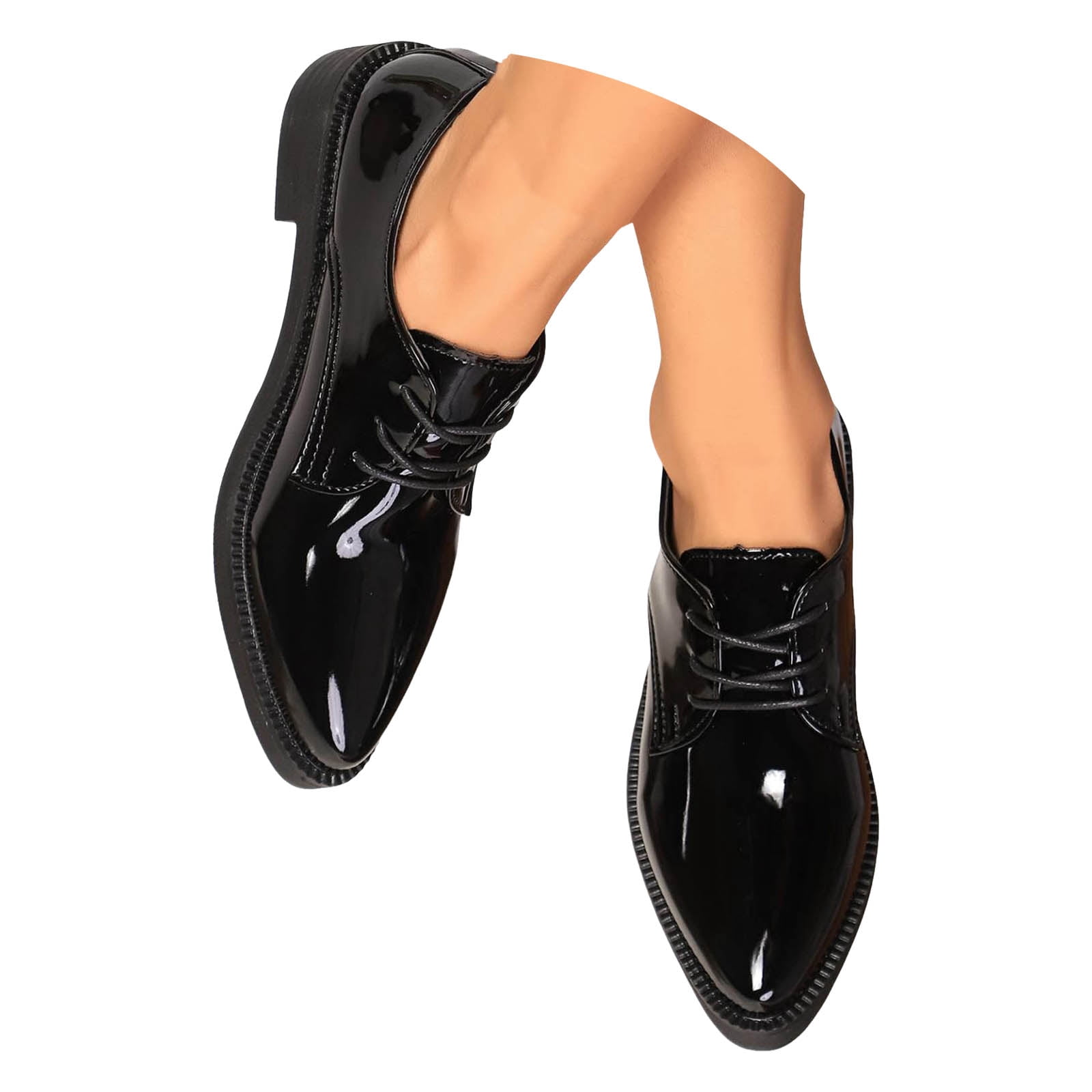 Mostsola Mens Dress Shoes Patent Leather Oxford Formal Business Casual ...