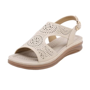 Flexus Women's CROSSBEAM Cross Over Sandals Light Grey EU 39 / US 8.5 ...
