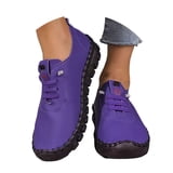 Mostsola Sneakers for Women Non-Slip Walking Shoes Slip on Loafers Soft ...