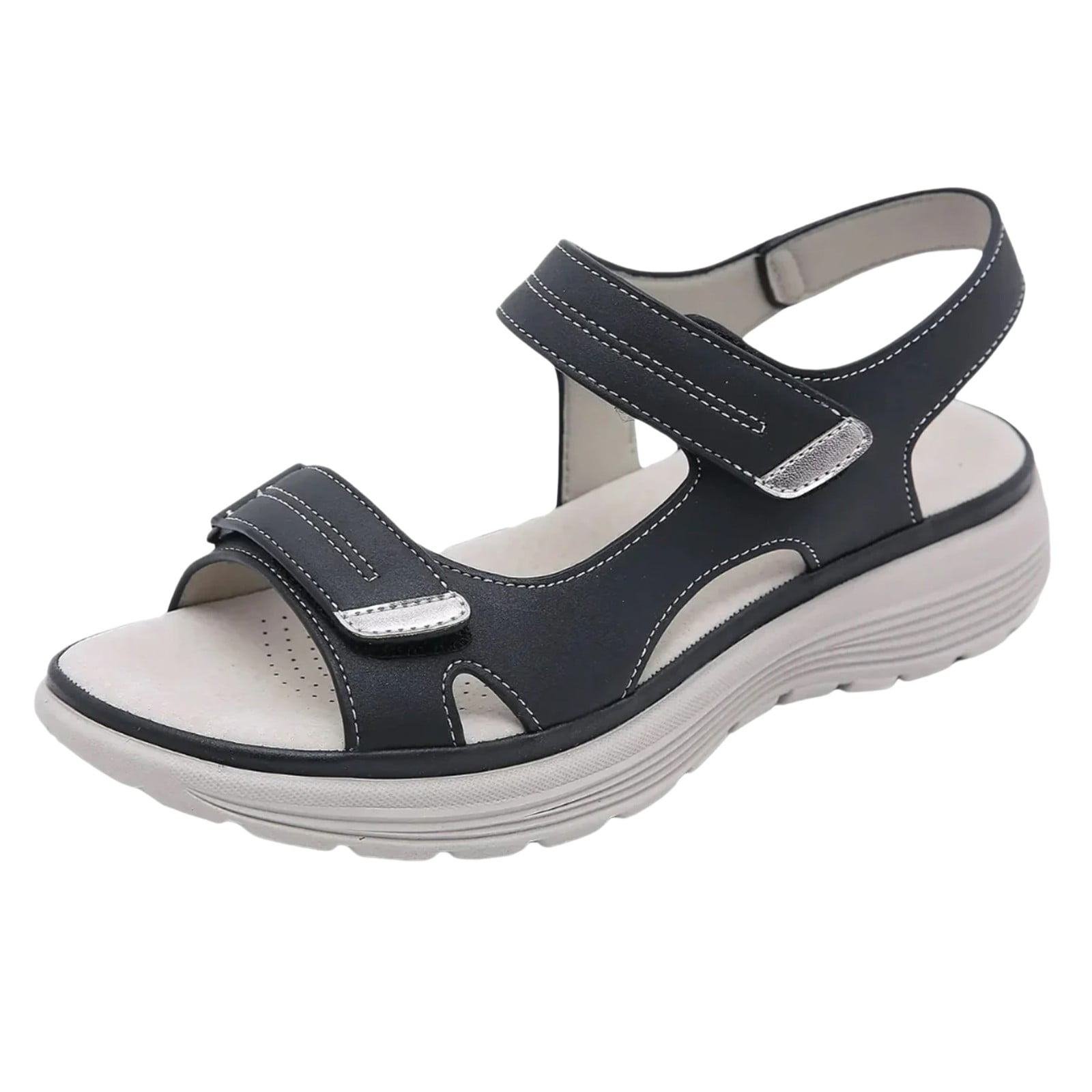 Mostsola Womens Walking Sandals Summer Breathable Lightweight Hiking ...