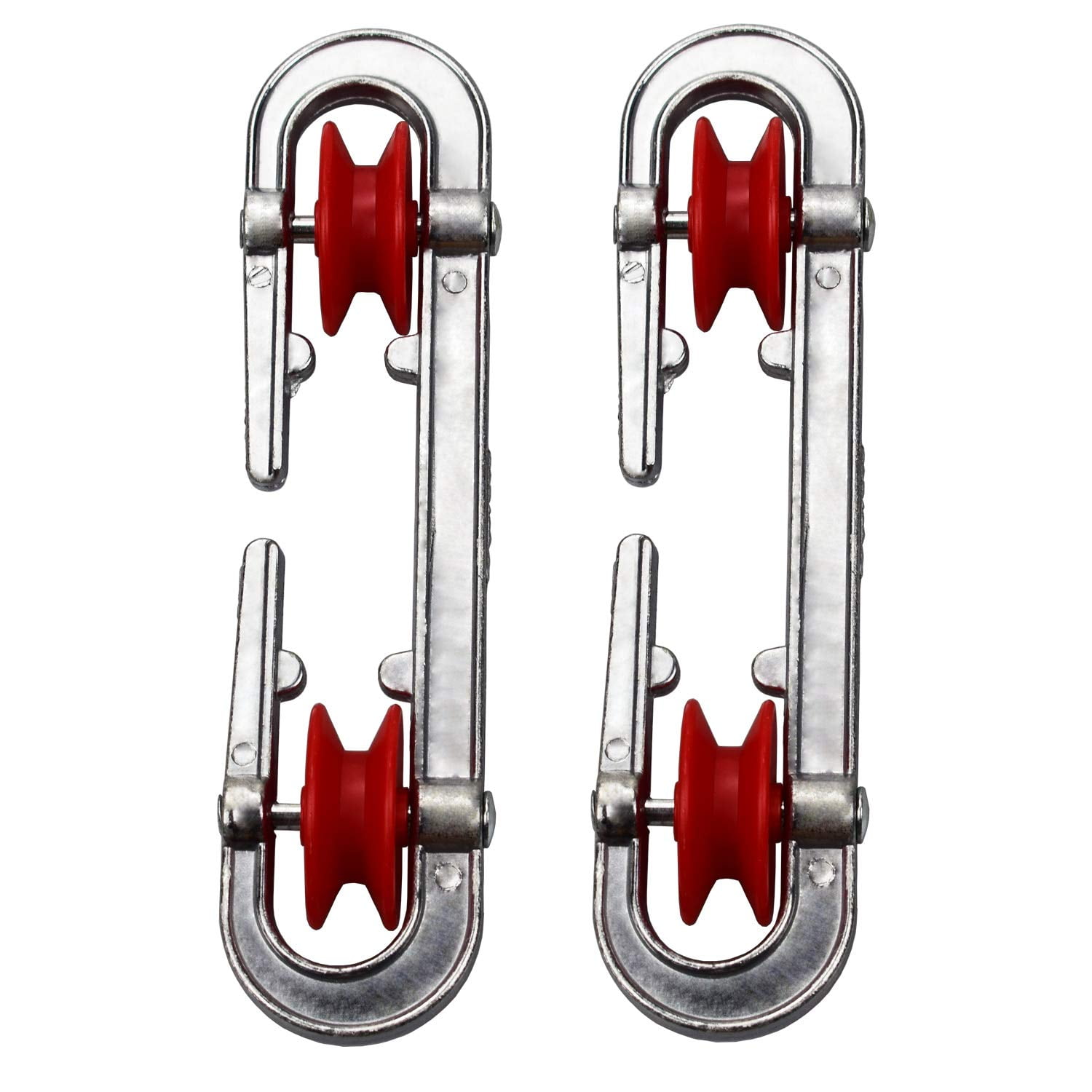 Motanar Plastic Aluminum Clothesline Separator Spreader Pulley for Long ...