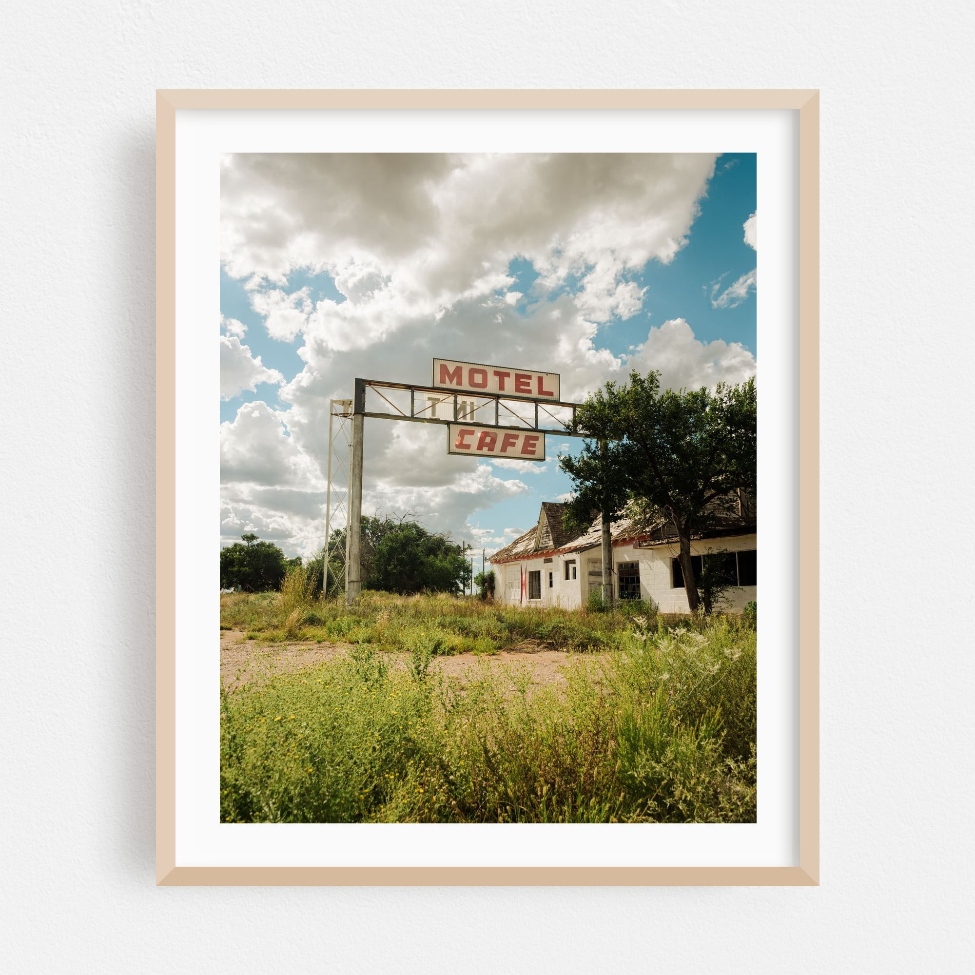 Motel & Cafe, Route 66 01 - New Mexico Photography Vintage Rural Rustic ...