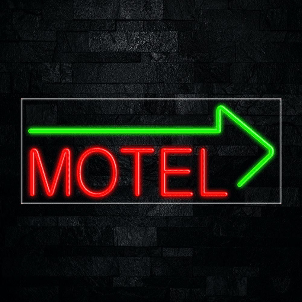 Motel LED Neon Sign 30"L x 12"H #31442 - Walmart.com