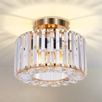 FRIDEKO HOME 3-Light Semi Flush Mount Ceiling Light Fixture, 12.6inch ...