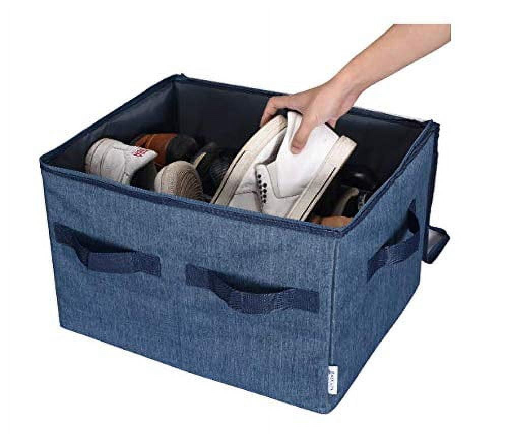 Moteph Shoe Organizer Closet Storage Solution with Clear Cover ...