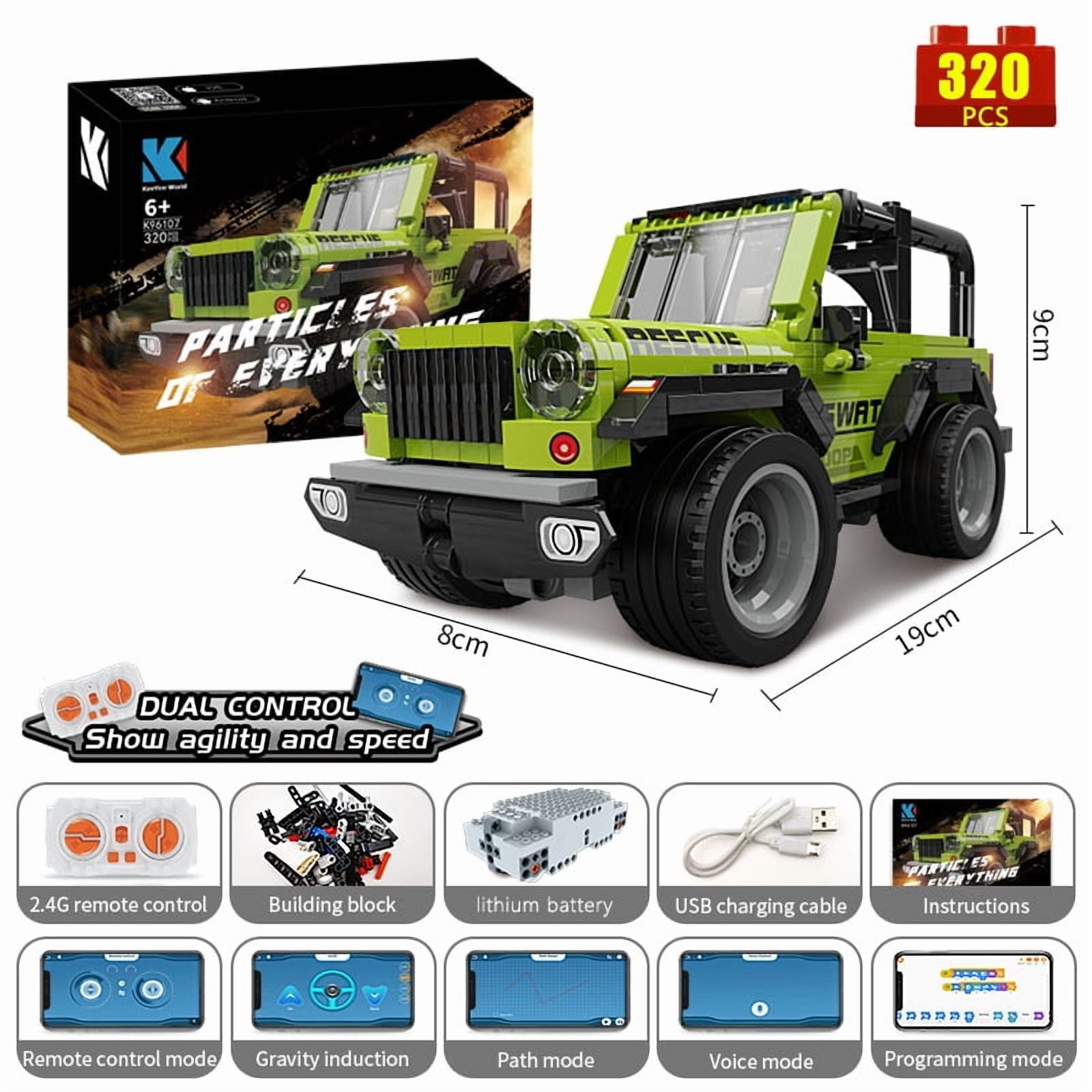 Moter Power APP Remote Control Technical Super Racing Car Bricks Robot ...