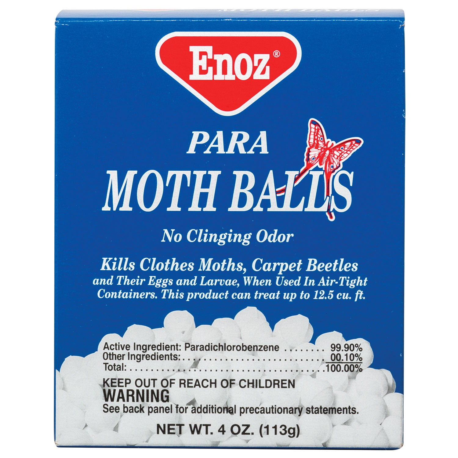 Moth Balls, 4 oz. - 4 Bags - Kills Clothes Moths, Carpet Beetles ...