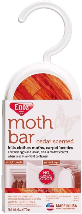 Moth Cakes, Kills Clothes Moths and Carpet , No Clinging Odor, , 6 Oz ...