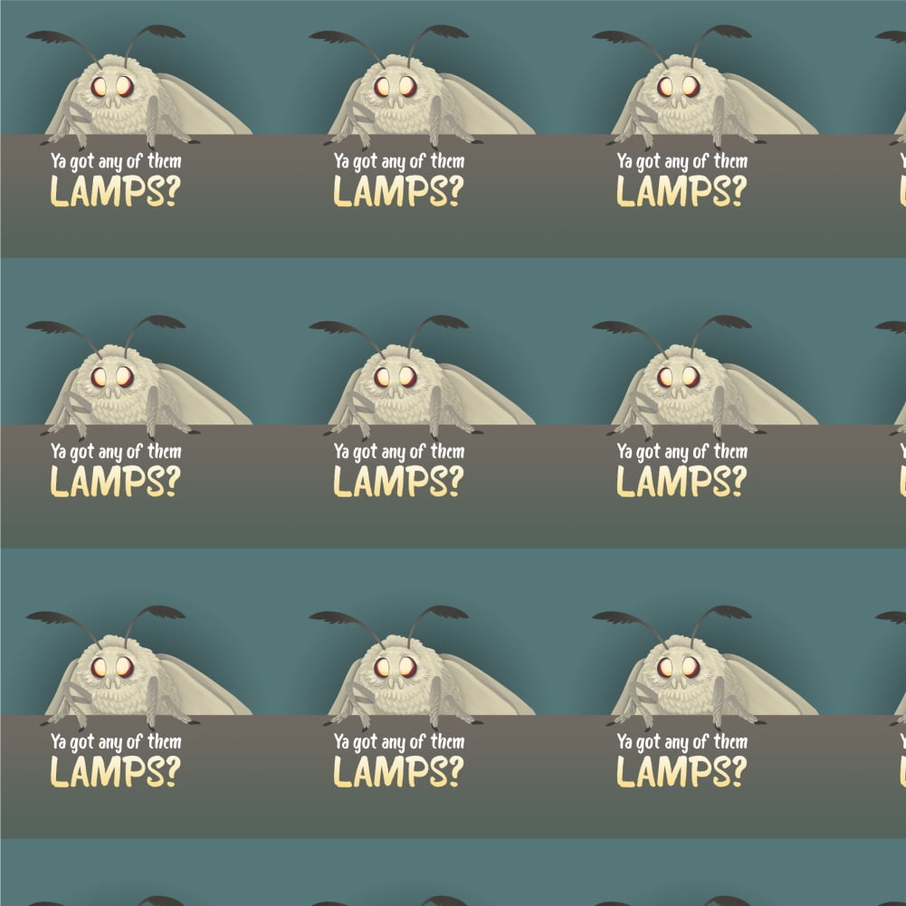 Moth Lamp Meme Premium Roll Gift Wrap Wrapping Paper - Walmart.com