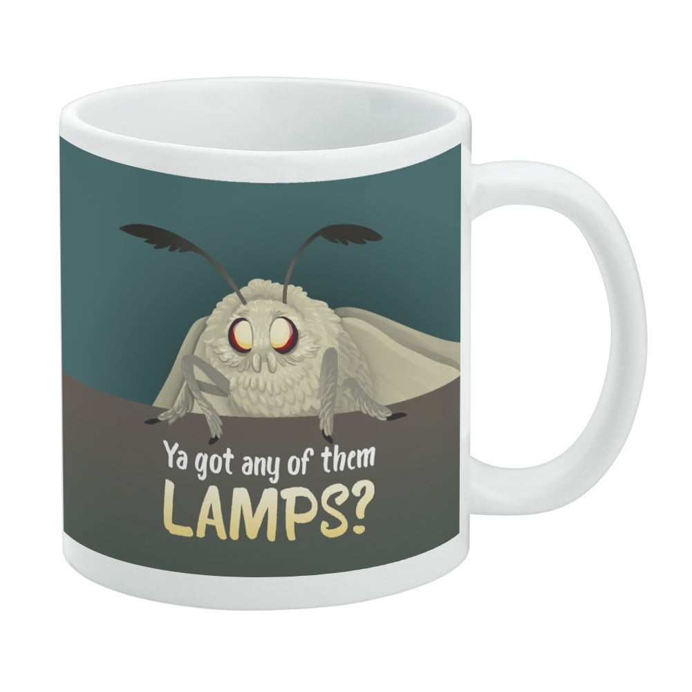 Moth Lamp Meme White Mug - Walmart.com