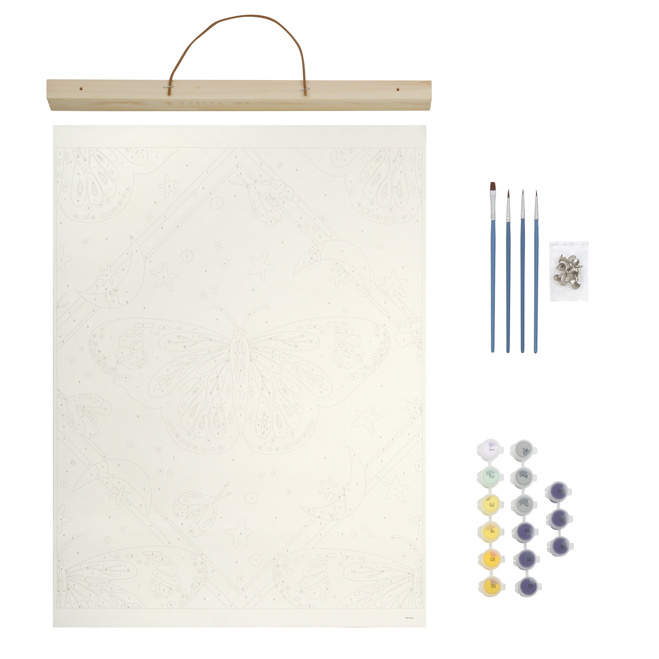 Moth Paint-by-Number Kit by Artist's Loft - Paint by Numbers Kits for ...