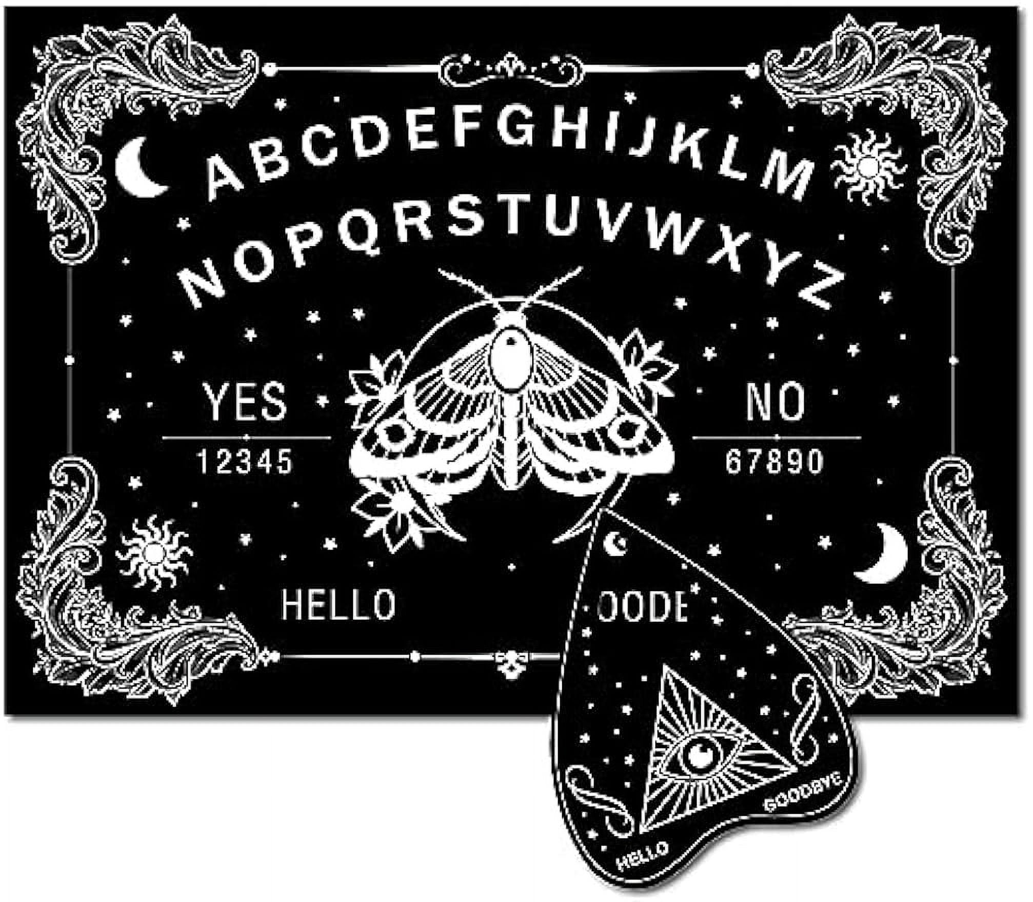 Moth Pendulum Board Pendulum Dowsing Divination Board Black Rectangle ...