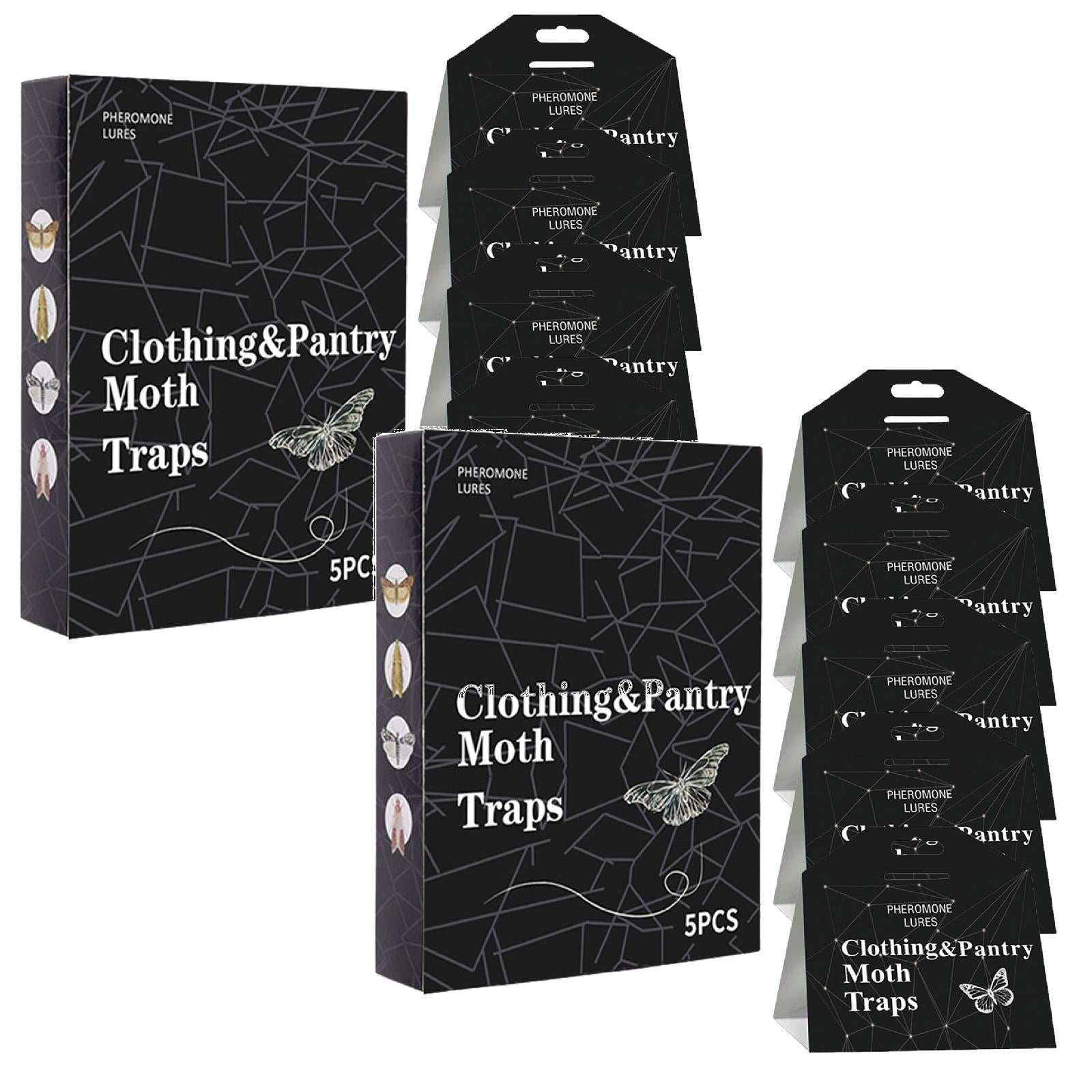 Moth Traps 10 Pack | Double Strength Pheromone Attractant for Clothes ...