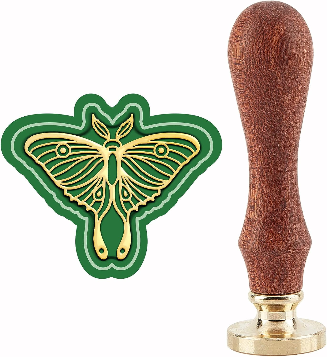 Moth Wax Seal Stamp Moth Sealing Wax Stamps Retro Vintage Removable ...