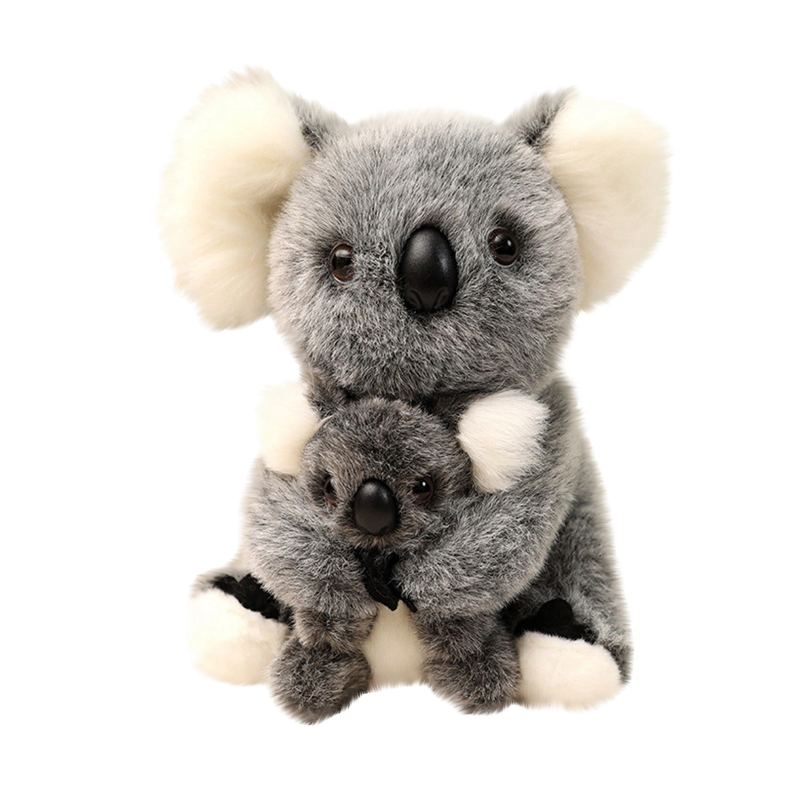 Mother And Baby Plush Toy Stuffed Koala Toy Plush Animal Doll-Gray ...