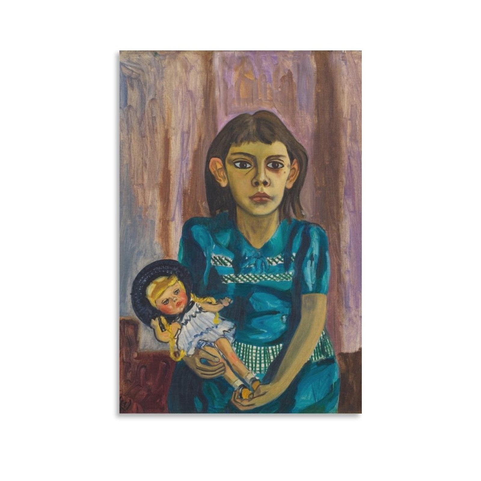 Mother And Child Alice Neel Paintings Posters Wall Art Painting Canvas ...