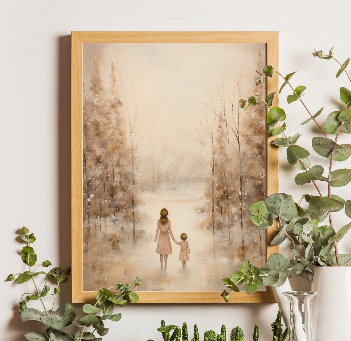 Mother And Daughter Wall Art, Motherhood, Mother Daughter, Boho Girls ...