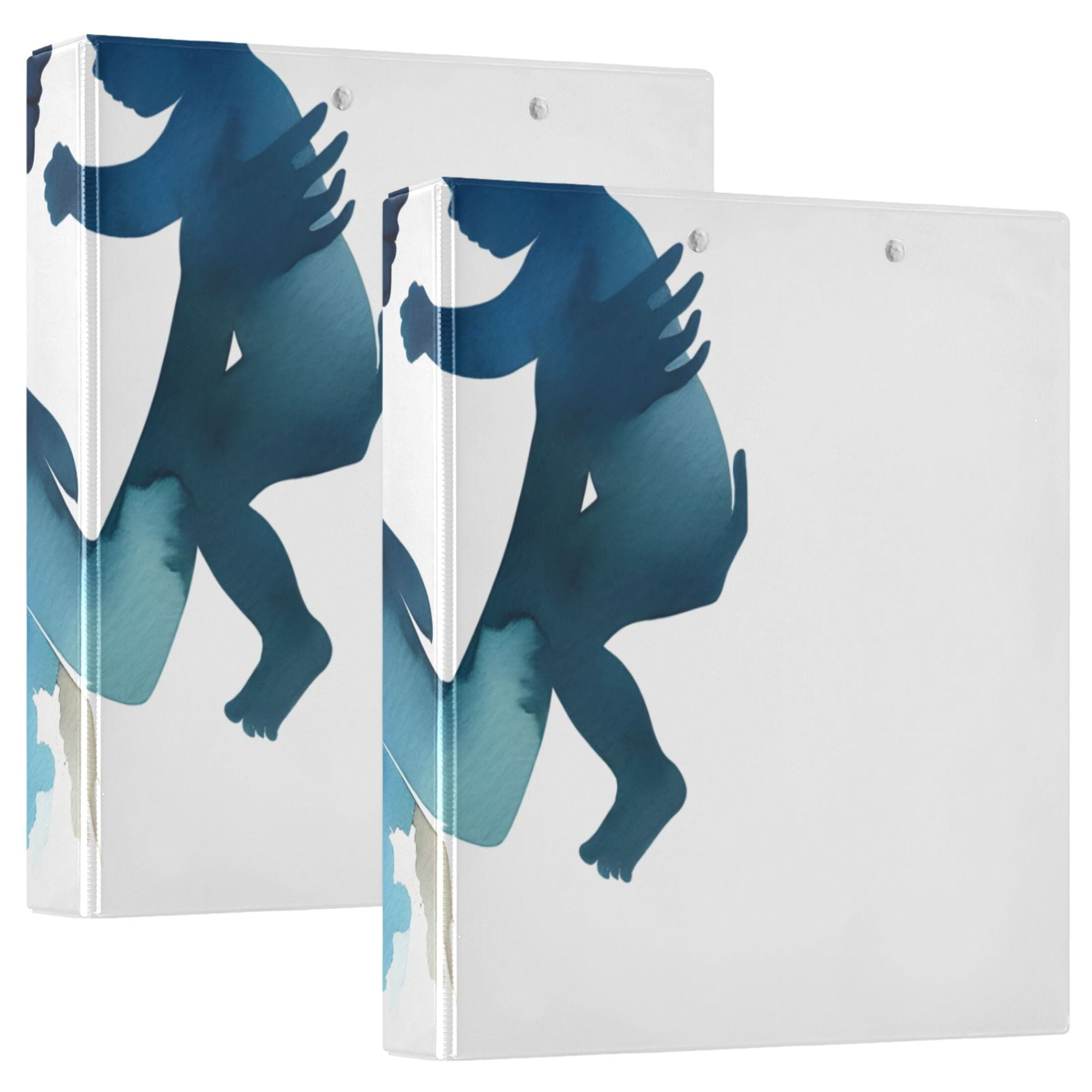 Mother Baby 3 Ring Binders 1.5 inch Hardcover File Folders with ...