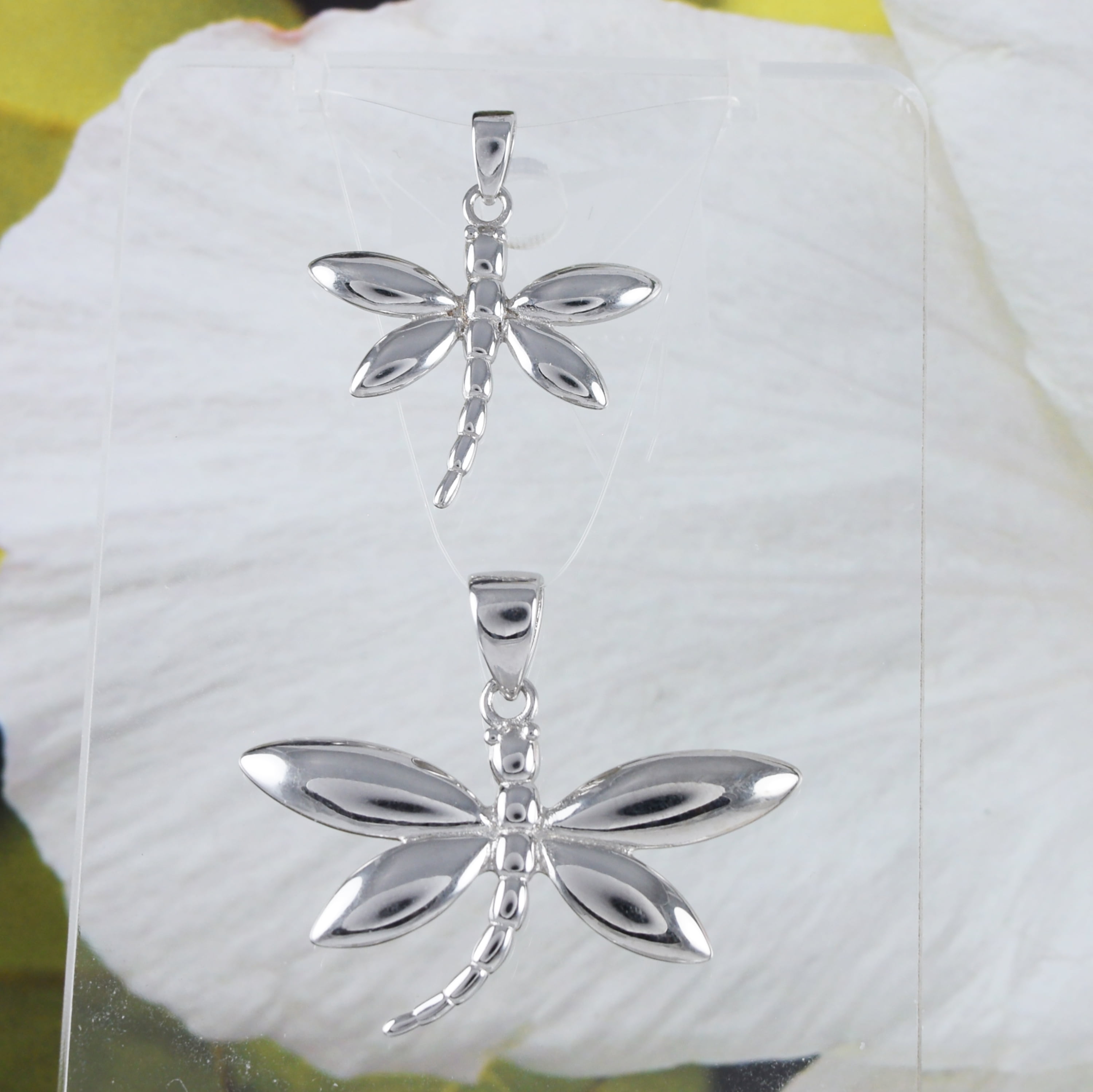 Mother Daughter Hawaiian Dragonfly Matching Necklace, Sterling Silver ...