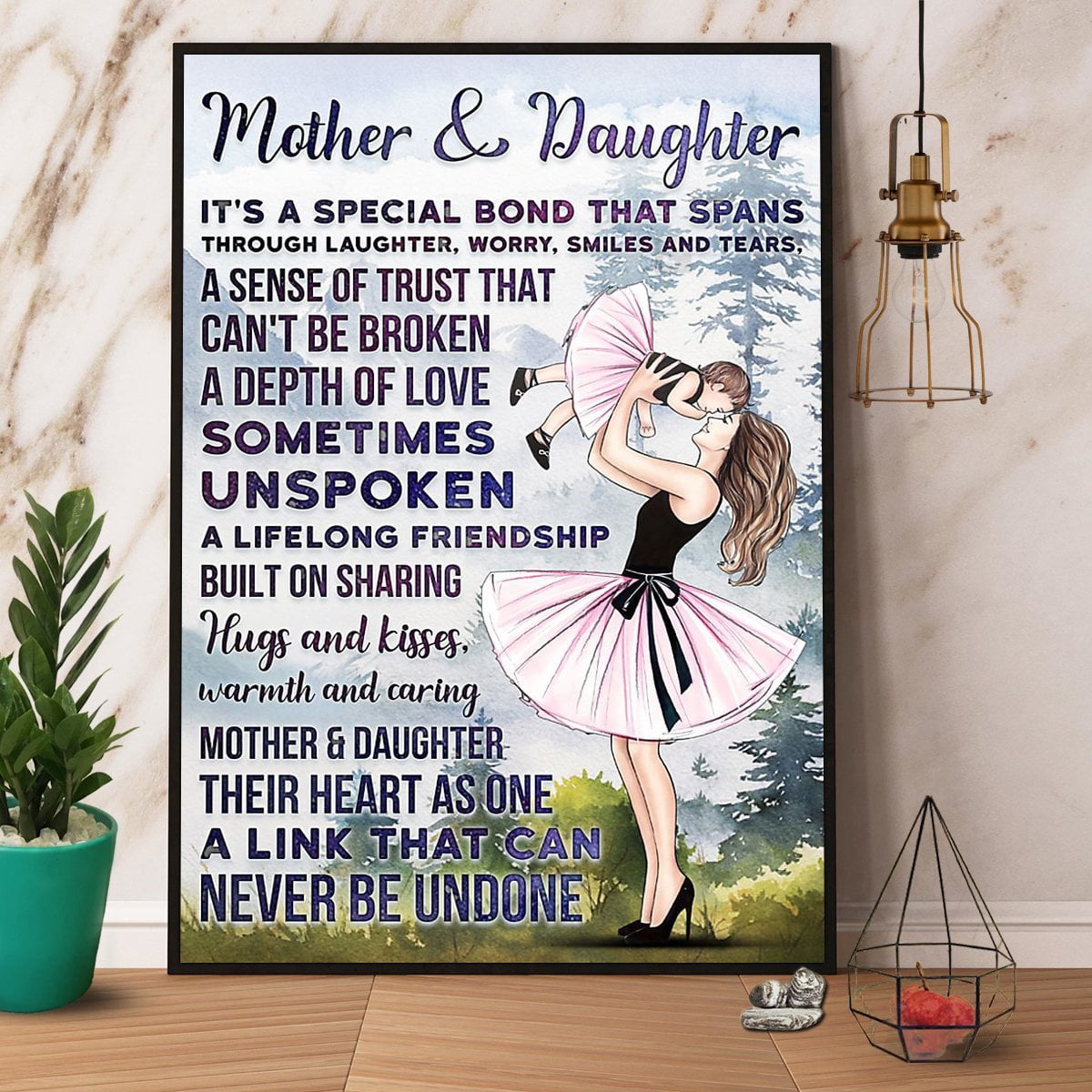 Mother & Daughter Their Heart As One A Link That Can Never Be Undone ...