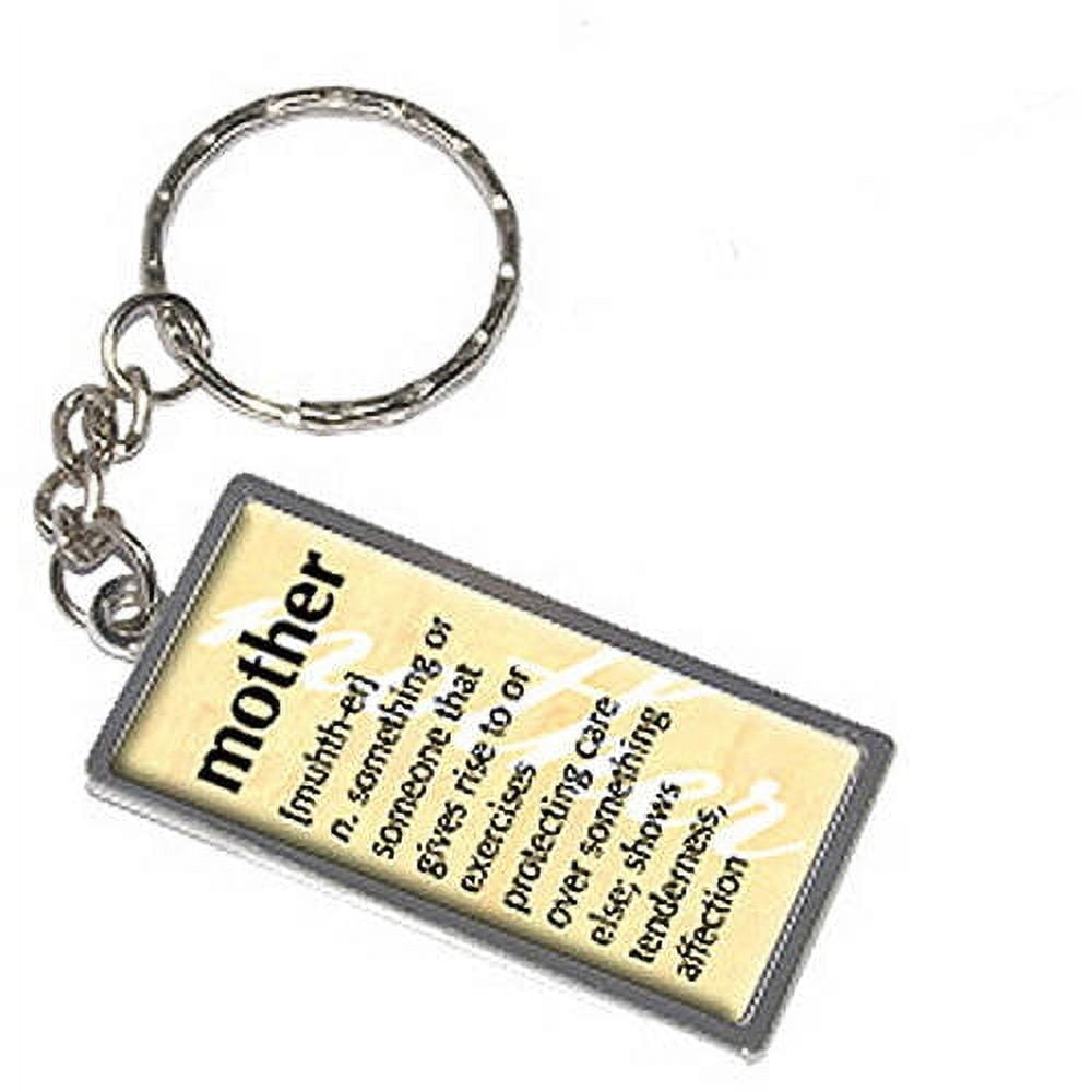 Mother Definition Keychain Key Chain Ring - Walmart.com