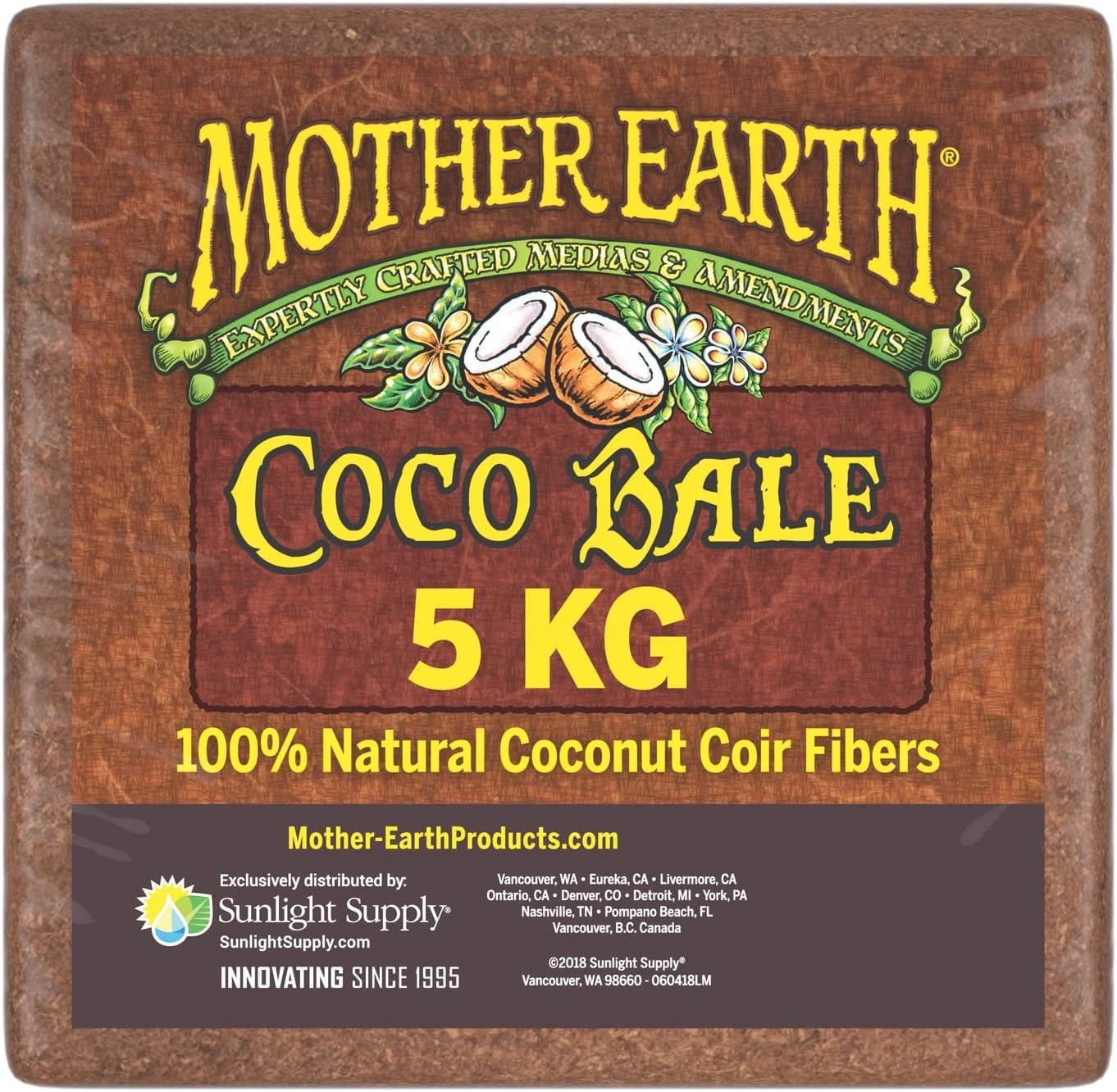 Mother Earth Coco + Perlite Mix, Growing Media for Indoor and Outdoor ...
