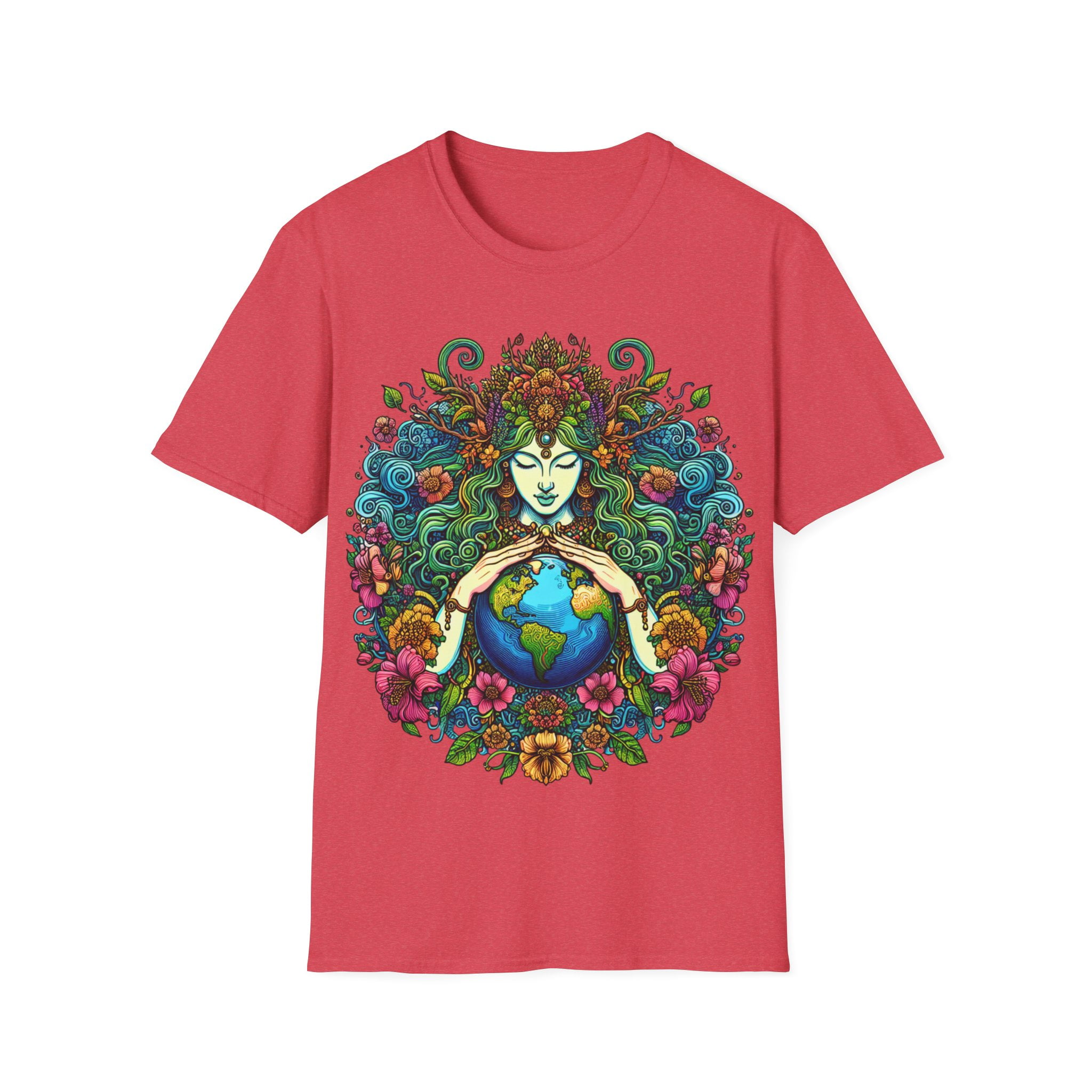 Mother Earth Design T-Shirt - 6 Color Choices - Walmart.com