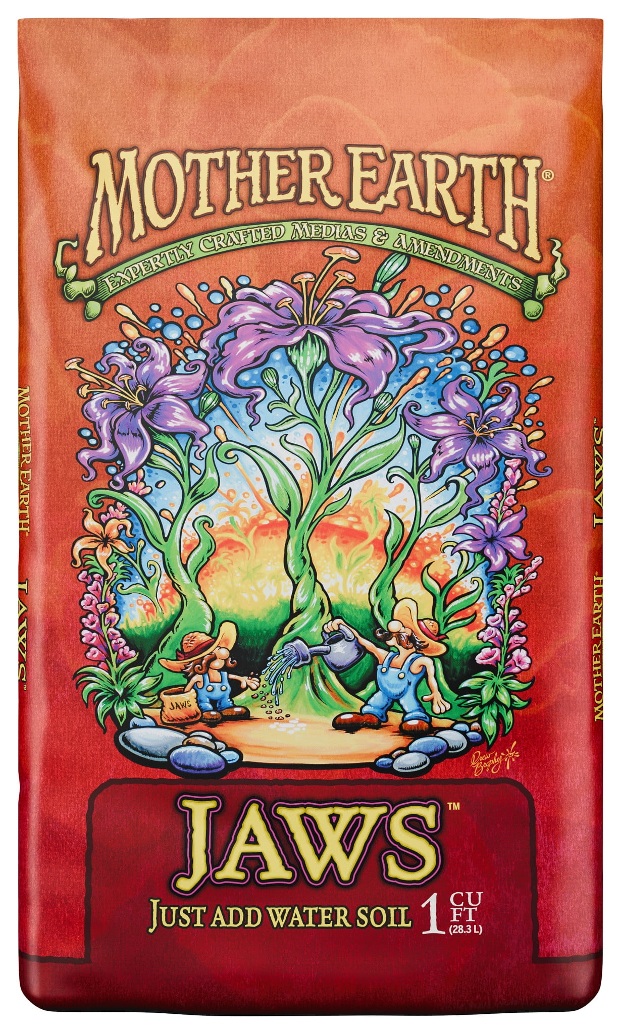 Mother Earth JAWS Just Add Water Soil, Container and Raised Bed Soil, 1 ...