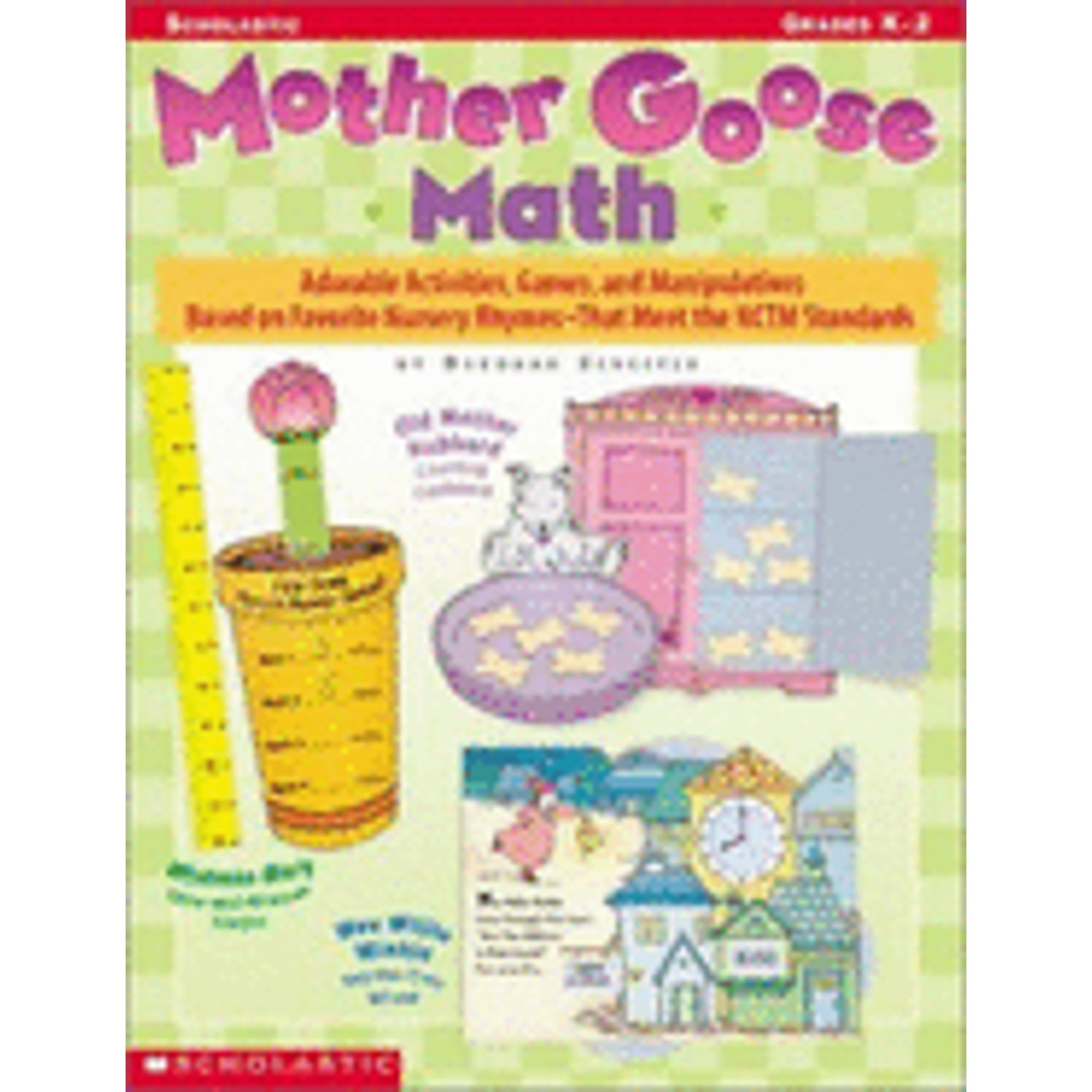 Pre-Owned Mother Goose Math: Adorable Activities, Games, and ...