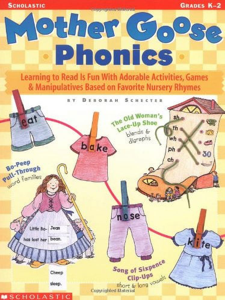 Pre-Owned Mother Goose Phonics: Learning to Read Is Fun With Adorable ...