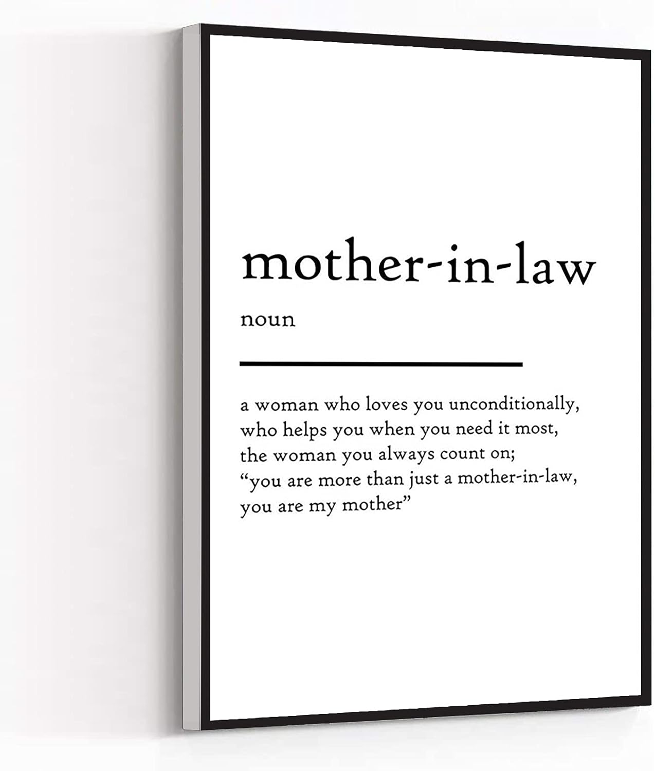 Mother-In-Law Definition Print,Mother-In-Law Definition Poster Painting ...