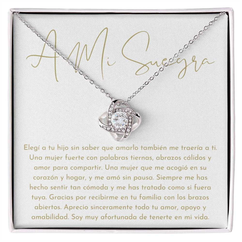 Mother In Law Spanish Love Necklace, Gold Love Knot Necklace - Walmart.com