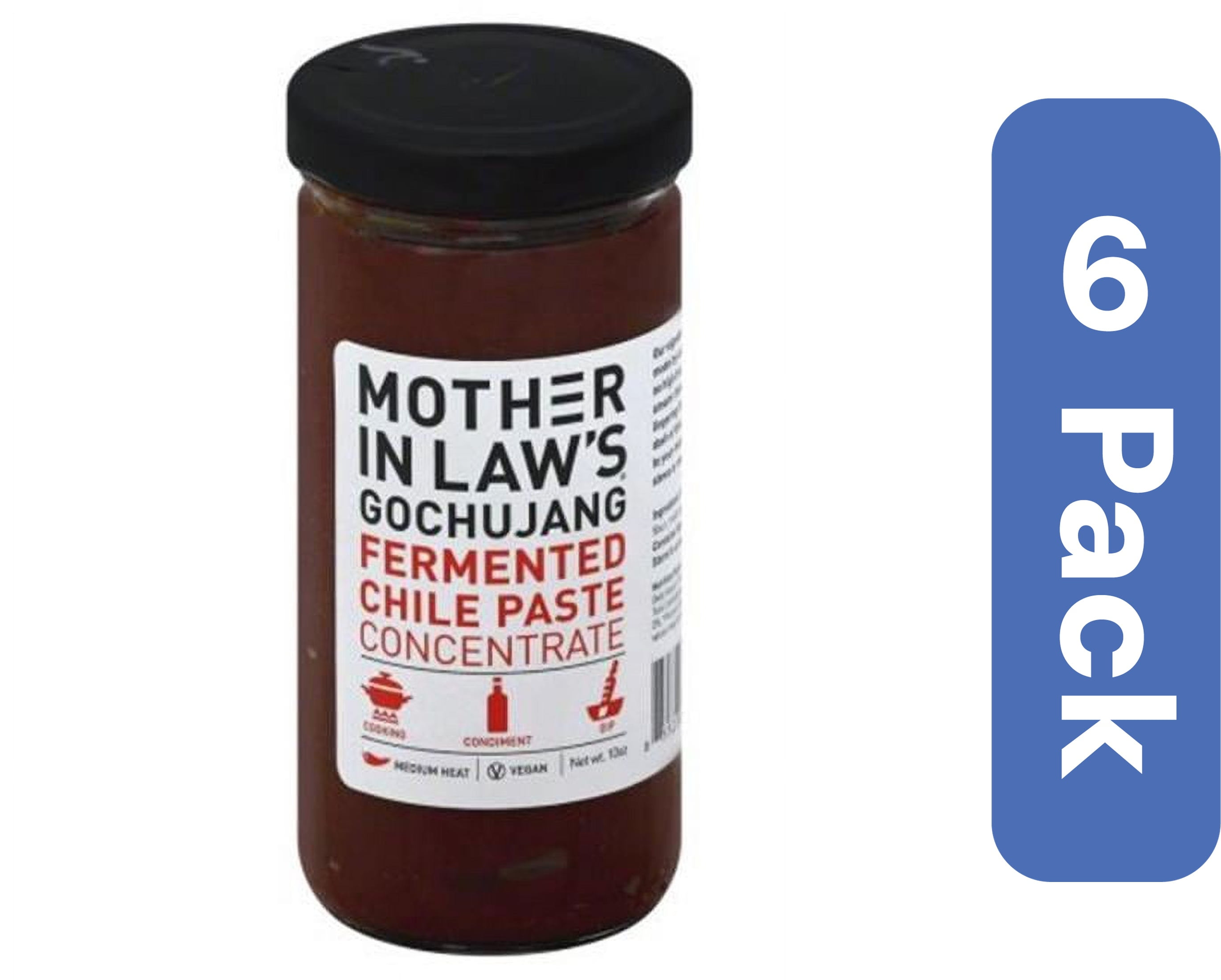 Mother-In-Laws Kimchi 6 x 10 oz Gochujang-Fermented Chile Paste 00 ...