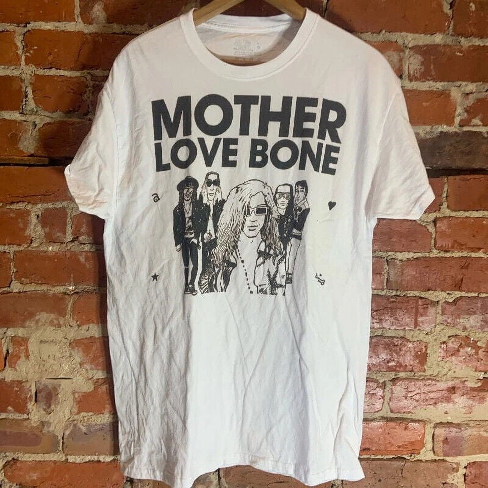 Mother Love Bone band short sleeve white color shirt men women KTV8942 ...
