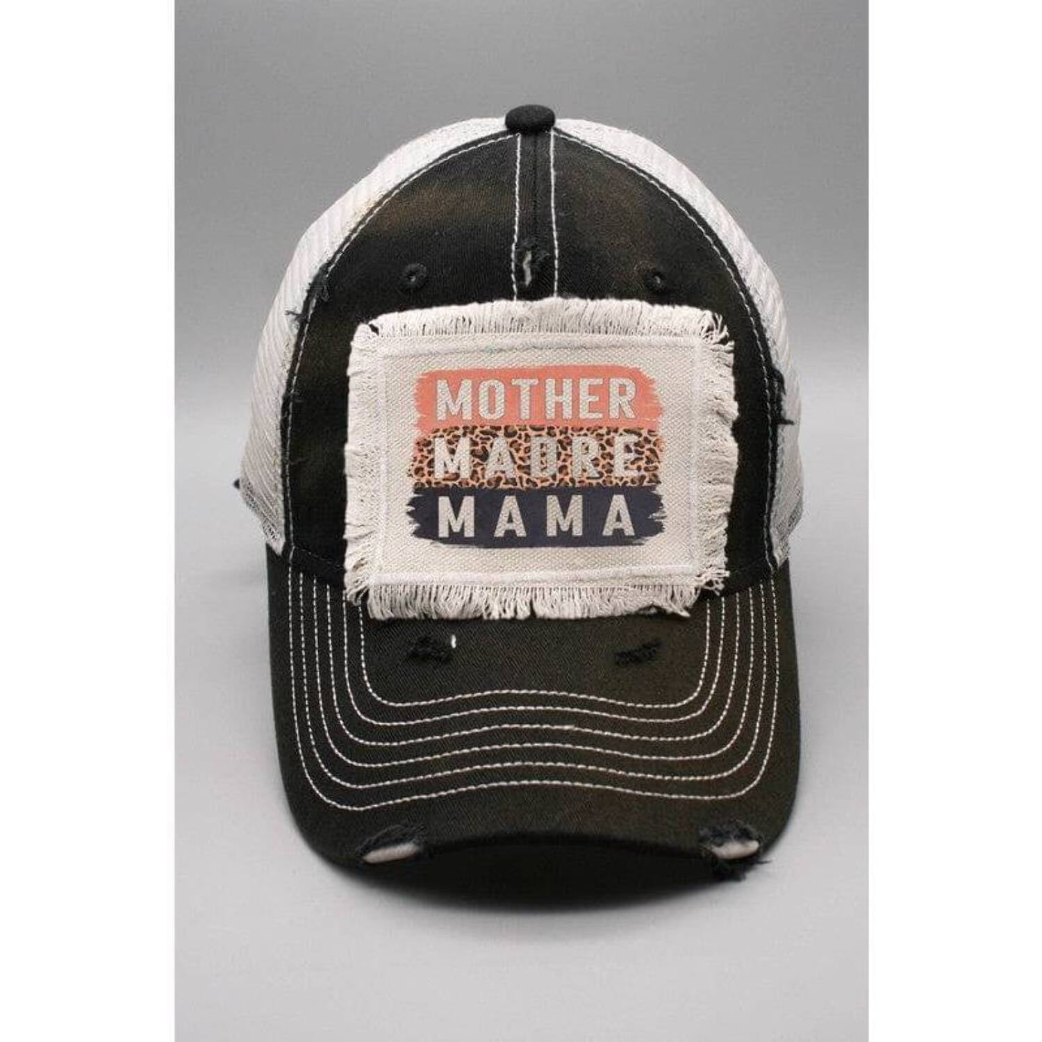 Mother Madre Mama Block Patch Trucker Hat - Walmart.com