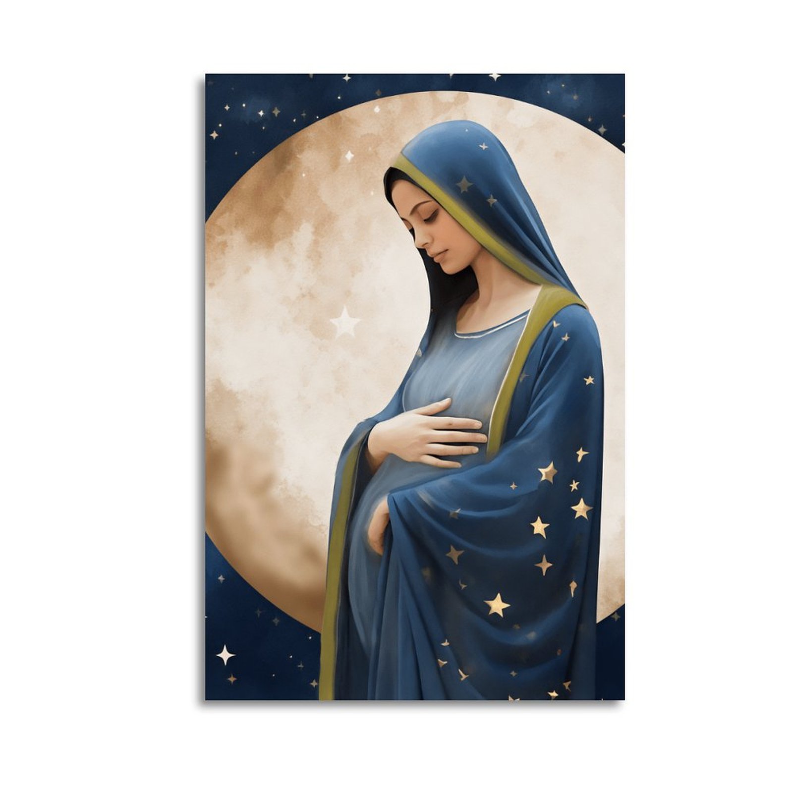 Mother Mary Poster Great Wall Art for Home Decor, Mother's Day Gift ...