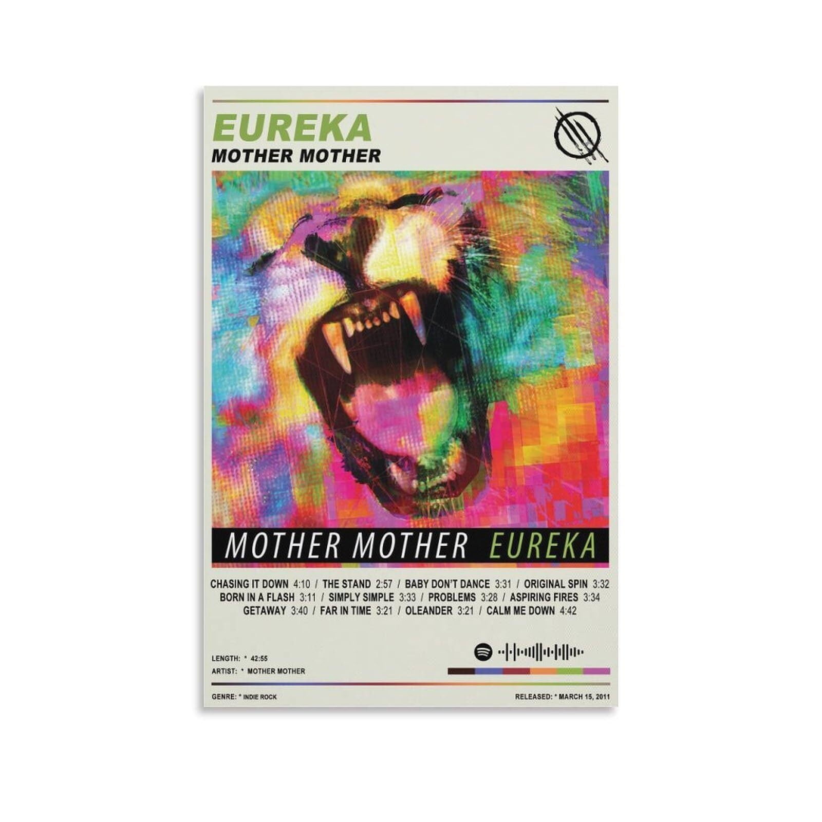 Mother Mother Posters Eureka Music Album Cover Canvas Poster Bedroom Decoration Landscape Office ...