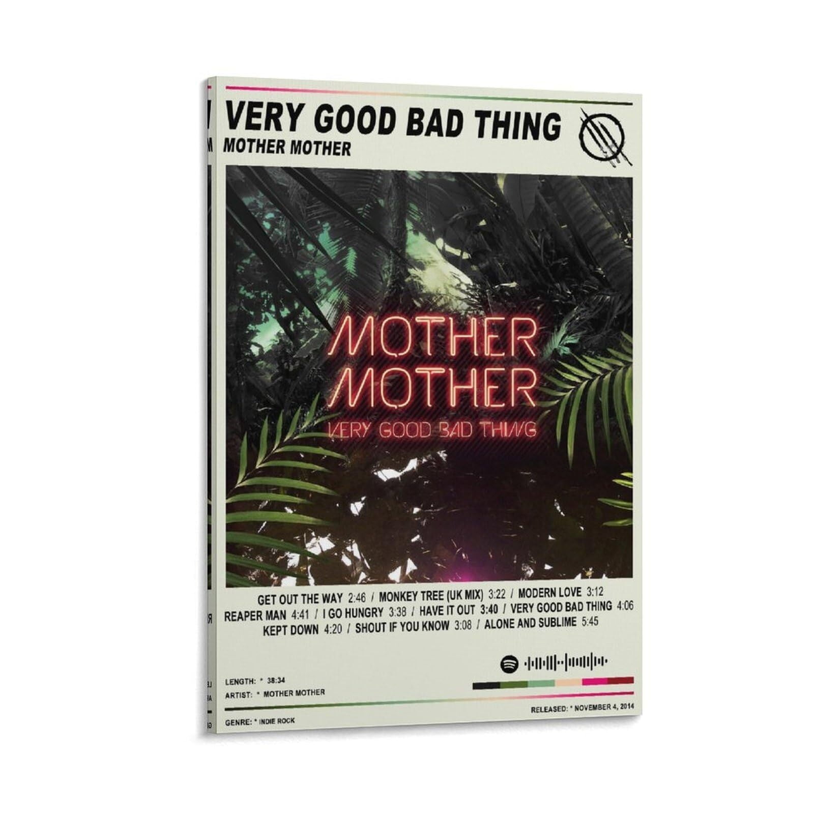 Mother Mother Posters Very Good Bad Thing Music Album Cover Canvas ...