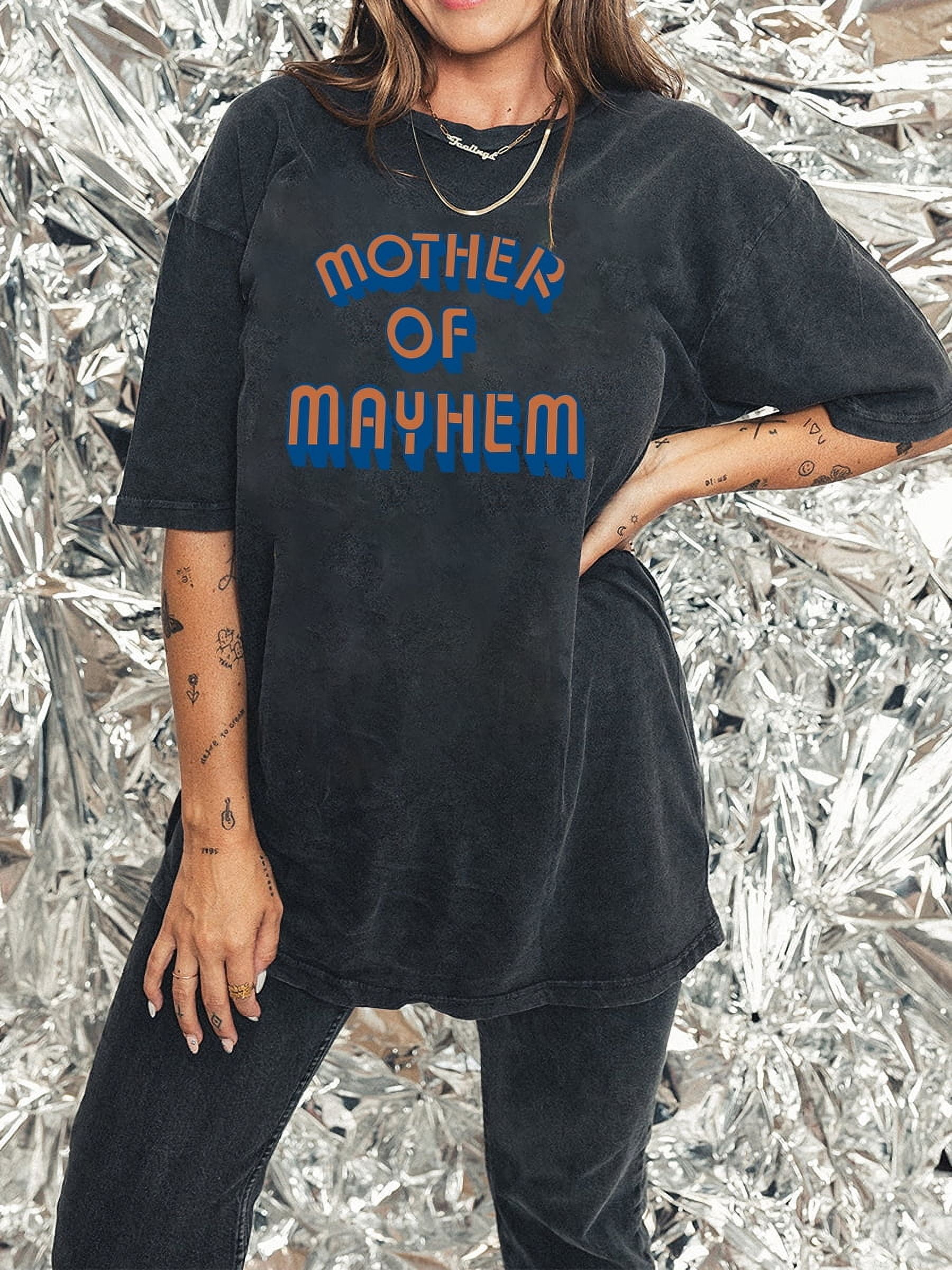 Mother Of Mayhem Washed Tee - Walmart.com
