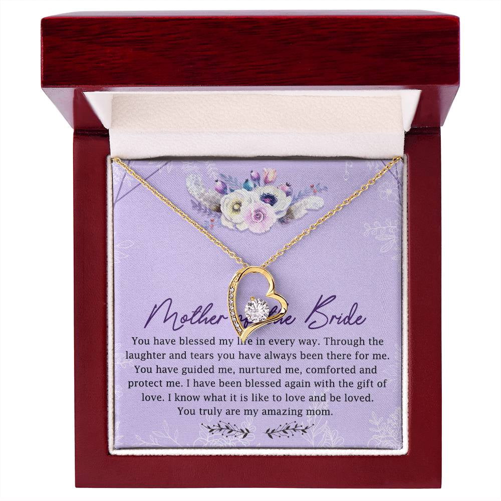 Mother Of The Bride Message Card - You Have Blessed My Life - Forever ...