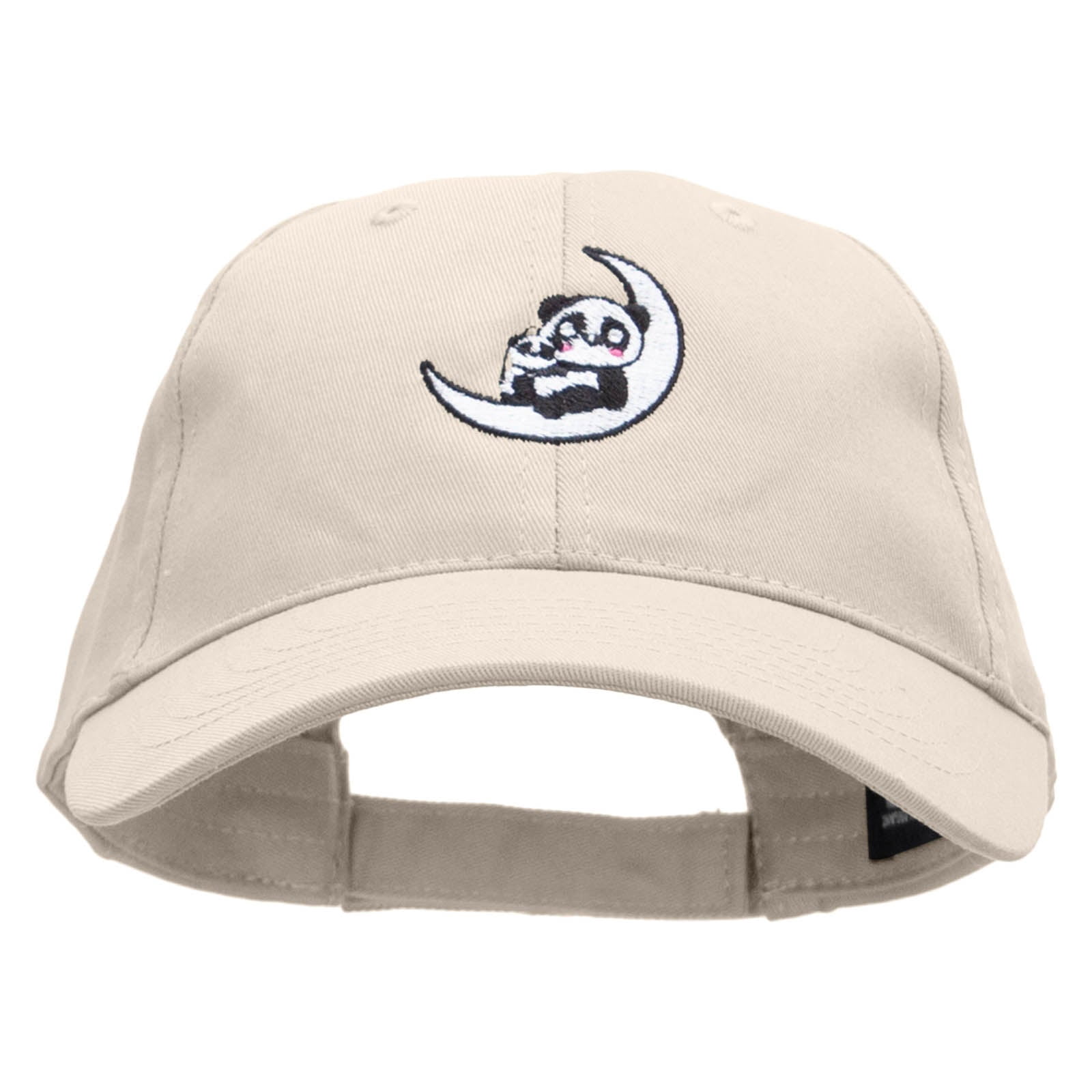Mother Panda Embroidered New Low Profile Organic Cotton Cap - Stone ...